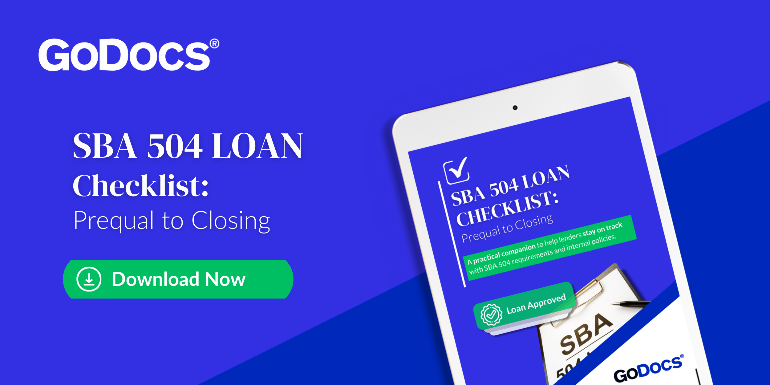 SBA 504 Loan Checklist: Prequal to Closing - GoDocs