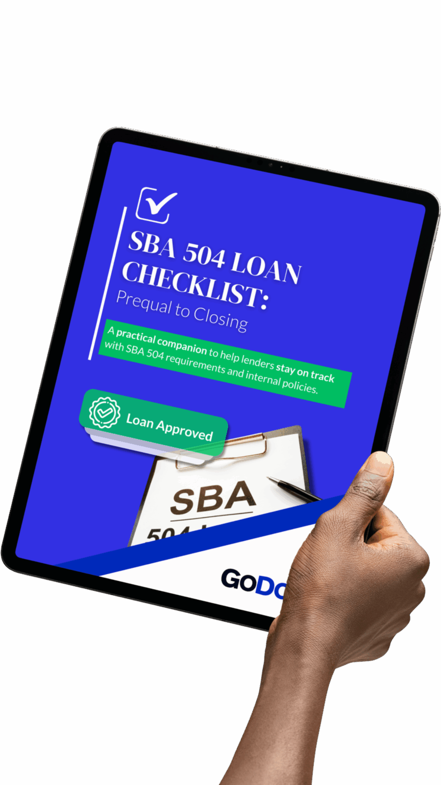 SBA 504 Loan Checklist: Prequal to Closing - GoDocs